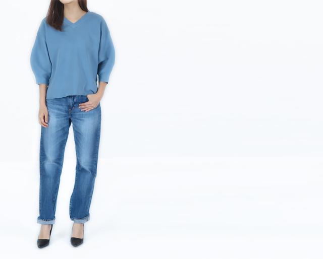 Allumer アリュメール パフスリーブ 2WAY プルオーバー レディース amr8155102