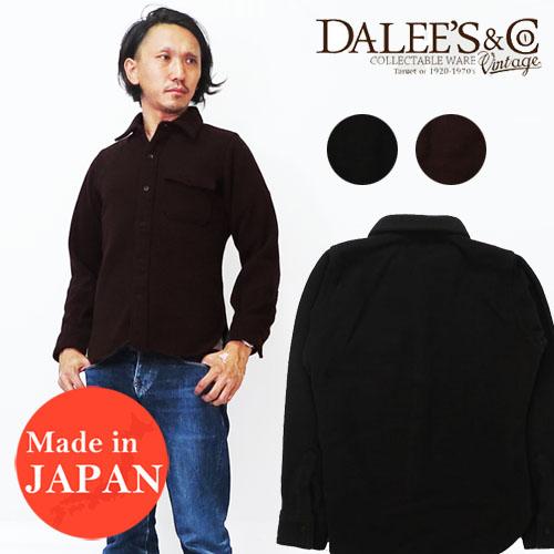 DALLES & CO ダリーズ＆コー 長袖 シャツ ウールメルトン デラックスウェア DELUXEWARE 30s C.P.O.W シーピーオーダブリュー