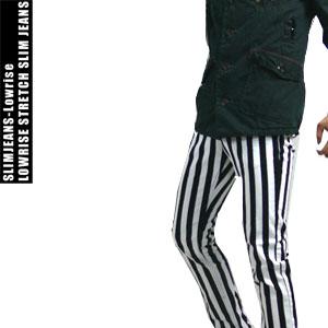 For Your Unholy Lifeローライズ・ストレッチスリムジーンズ（ジーパン・Ｇパン・デニム）