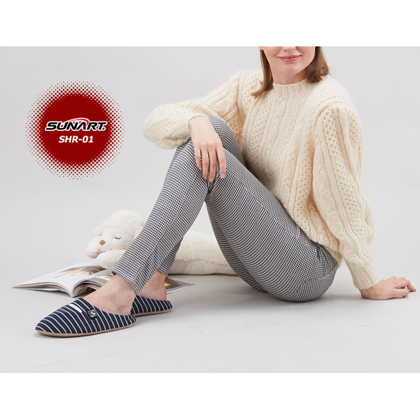 ぬくさに首ったけ SHR-01 ルームシューズ・ほっこリッパ マイクロカーボンファイバーヒーター内蔵 くまがい電工 SUNART サンアート