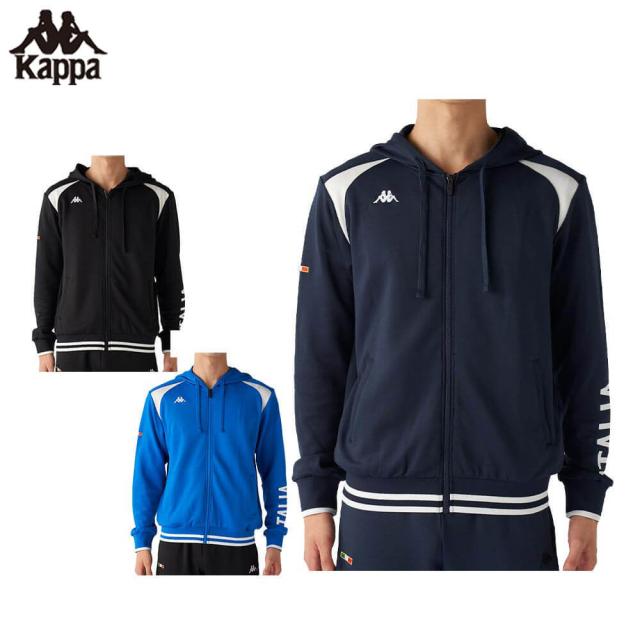 [30％OFF] ゴルフウェア　カッパ メンズ ダンボールスウェット 長袖 フルジップ パーカー 635-407 [2025年秋冬モデル]