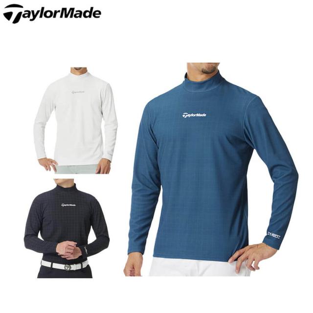 ゴルフウェア　テーラーメイド メンズ グリッドグラフィック 長袖 モックネック シャツ UN998 [2025年秋冬モデル]