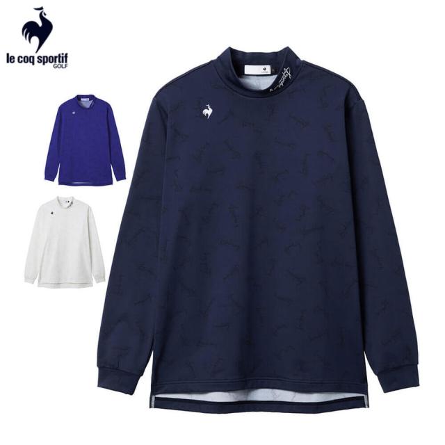 ゴルフウェア　ルコック メンズ 長袖 モックネック シャツ LG5FLS51M [2025年秋冬モデル]