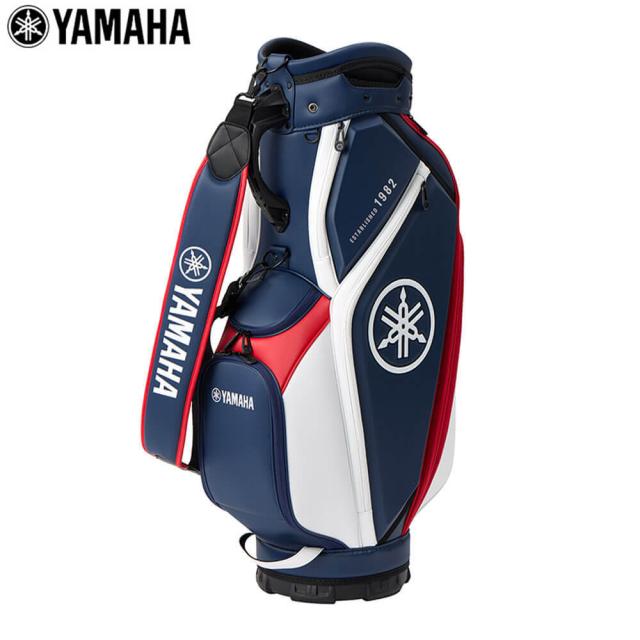 ヤマハ　メンズ ミドルサイズ キャディバッグ Y26CBM WRDNV ホワイト×レッド×ネイビー [2026年モデル]