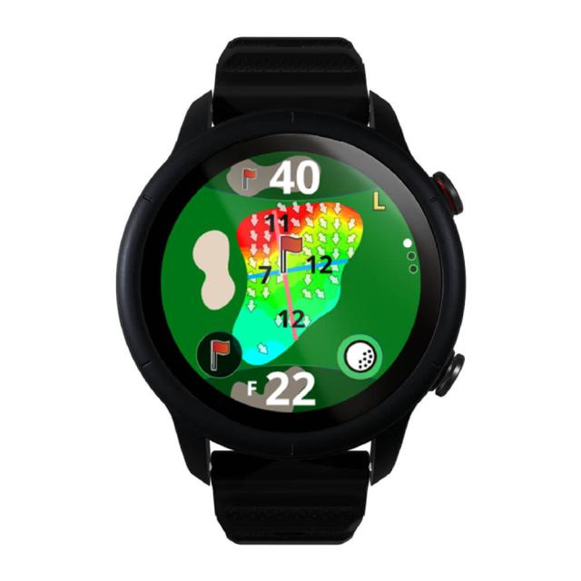 ショットナビ　腕時計型GPSゴルフナビ　Shot Navi VELLIX V12 べリックス 1.2インチ AMOLED　ブラック