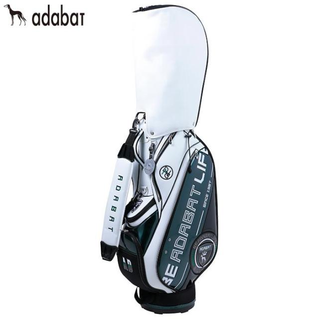 アダバット　メンズ キャディバッグ ABC429 WG ホワイト/グリーン [2023年モデル]