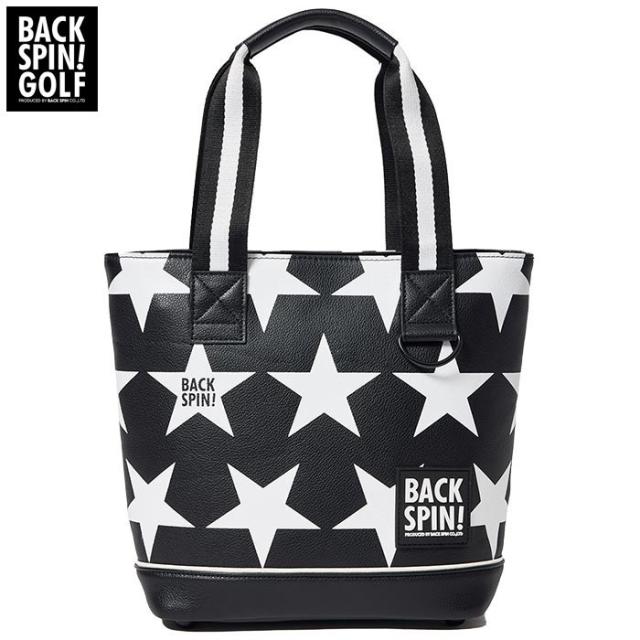 バックスピンゴルフ スター トート型 カートバッグ BSBD01B308 BK/WH ブラック/ホワイト [2024年モデル]