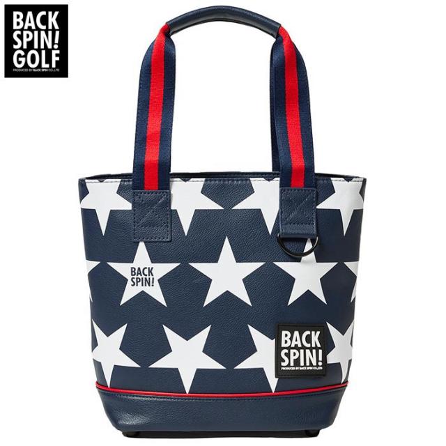 バックスピンゴルフ スター トート型 カートバッグ BSBD01B308 NV/WH ネイビー/ホワイト [2024年モデル]