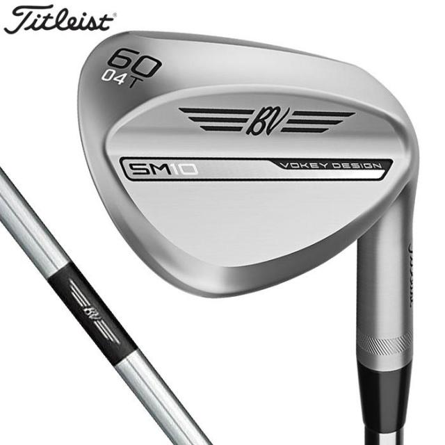 タイトリスト　ボーケイデザイン SM10 スピンミルド10 ツアークローム仕上げ ウェッジ 58〜62°　ダイナミックゴールド スチールシャフト [2024年モデル]