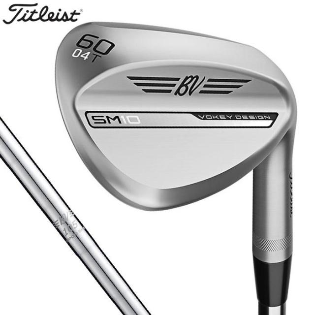 タイトリスト　ボーケイデザイン SM10 スピンミルド10 ツアークローム仕上げ ウェッジ 58〜62°　BV105 スチールシャフト [2024年モデル]
