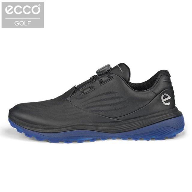 ゴルフシューズ　ECCO エコー メンズ LT1 BOA エルティーワン ボア スパイクレス ゴルフシューズ 132274 01001 BLACK [2024年モデル]