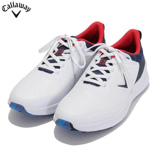 キャロウェイ　メンズ STAR スター スパイクレス ゴルフシューズ C24986120 1030 ホワイト/ネイビー [2024年モデル]