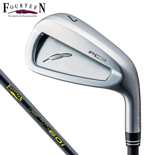 フォーティーン　PC-3 アイアン　単品　FT-60i カーボンシャフト [2024年モデル]