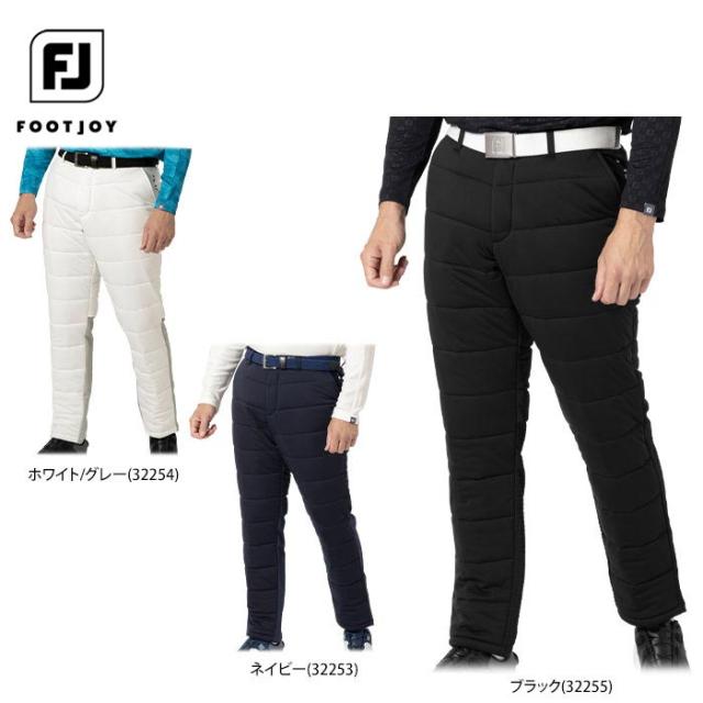 [50％OFF] ゴルフウェア　フットジョイ メンズ 防風 裏起毛 中綿 生地切替 ストレッチ ロングパンツ FJ-F24-P05 [2024年秋冬モデル]