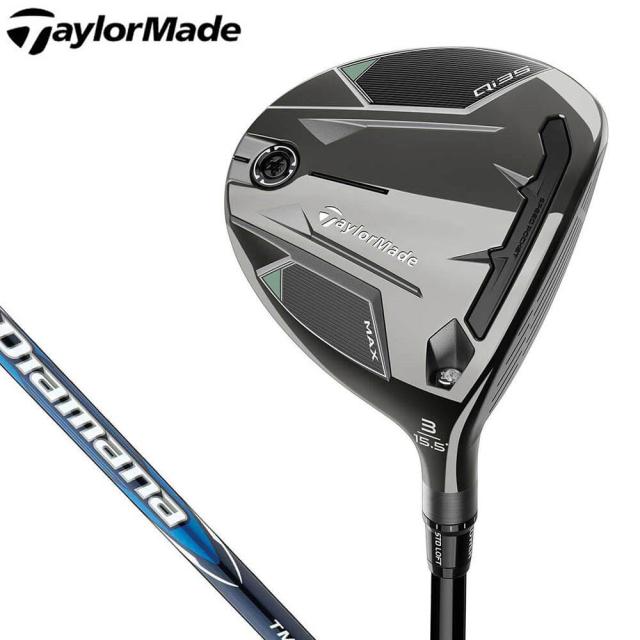 テーラーメイド　メンズ Qi35 MAX フェアウェイウッド　Diamana BLUE TM50 シャフト [2025年モデル]