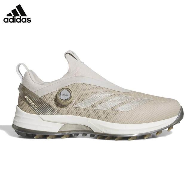 ゴルフシューズ アディダス メンズ スパイクレス ADIZERO ZG BOA アディゼロ ゼッドジー 25 ボア NLK60 IH9897 ワンダーアルミナ/サイバーメタリック/パテベージュ [2025年モデル]