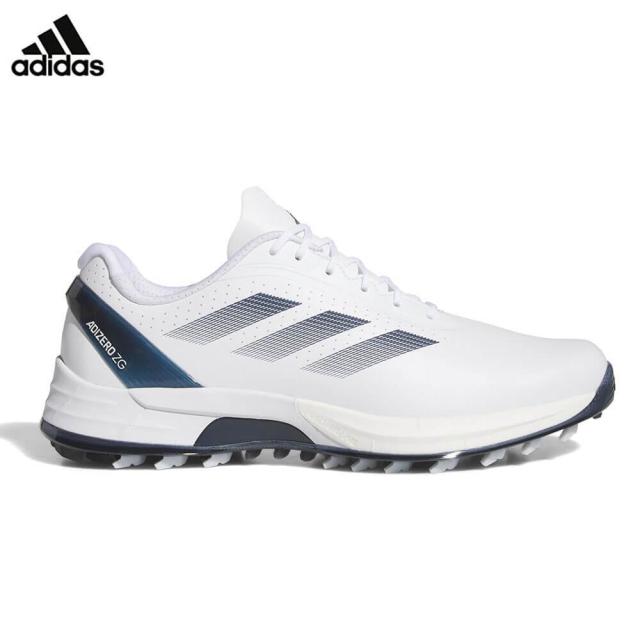 ゴルフシューズ アディダス メンズ スパイクレス ADIZERO ZG アディゼロ ゼッドジー 25 NLC98 IE3532 フットウェアホワイト/カレッジネイビー/ゼロメタリック [2025年モデル]