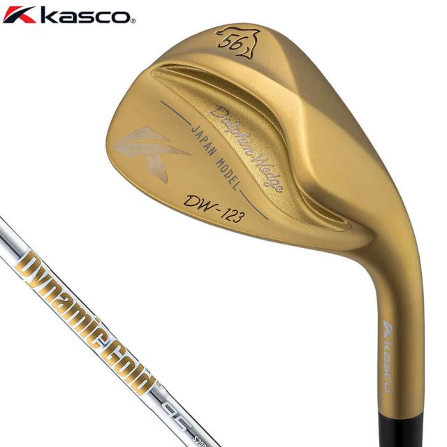 [数量限定] キャスコ　メンズ ドルフィン ウェッジ ゴールドカラー DW-123 Gold　DynamicGold95 スチールシャフト [2024年モデル]