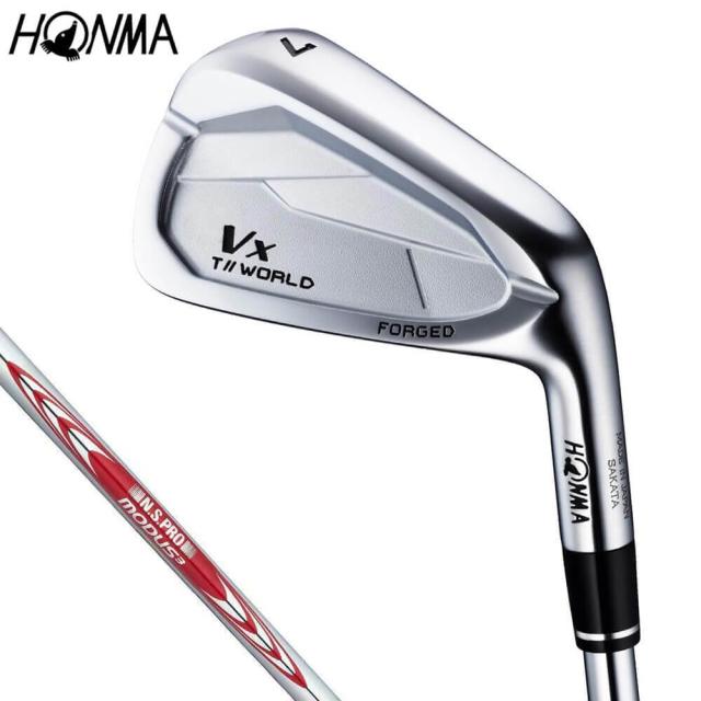 本間ゴルフ　TOUR WORLD TW767 Vx フォージドキャビティ アイアン 5本セット（＃6〜9、PW）　N.S.PRO MODUS3 TOUR 105 スチールシャフト [2024年モデル]