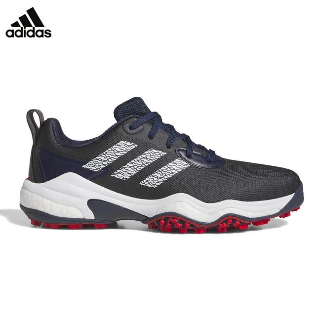 ゴルフシューズ アディダス メンズ CODECHAOS コードカオス 25 スパイクレス MDV41 IH8447 カレッジネイビー/フットウェアホワイト/ベタースカーレット [2025年モデル]