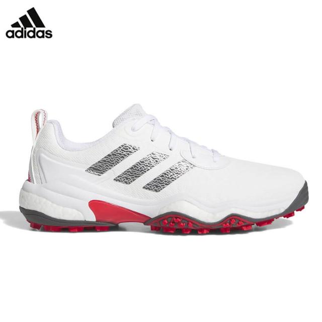 ゴルフシューズ アディダス メンズ CODECHAOS コードカオス 25 スパイクレス MDV41 IH8448 フットウェアホワイト/グレーファイブ/ルシッドレッド [2025年モデル]