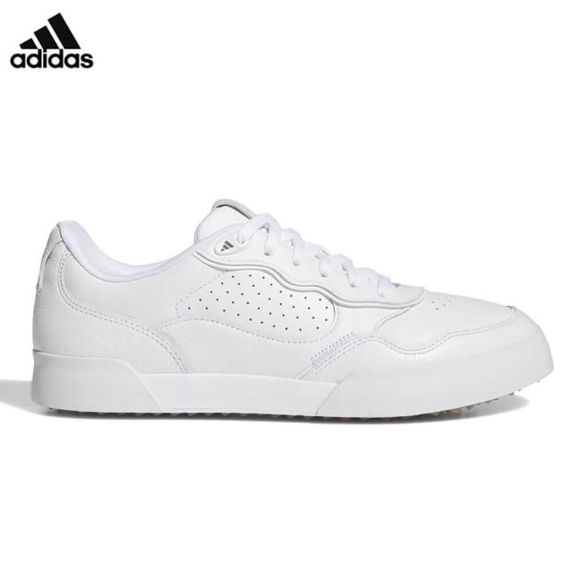 ゴルフシューズ アディダス メンズ RETROCROSS レトロクロス 25 スパイクレス NLK88 IH3396 フットウェアホワイト/グレーシックス/ガム [2025年モデル]