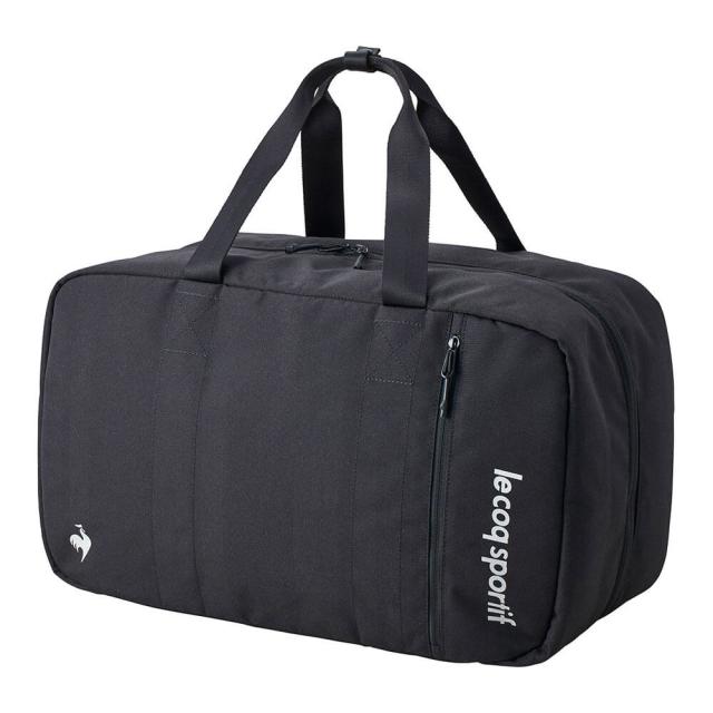 ルコック　メンズ シューズ袋付き 二層式 ボストンバッグ LG5SBB01M BK ブラック [2025年モデル]