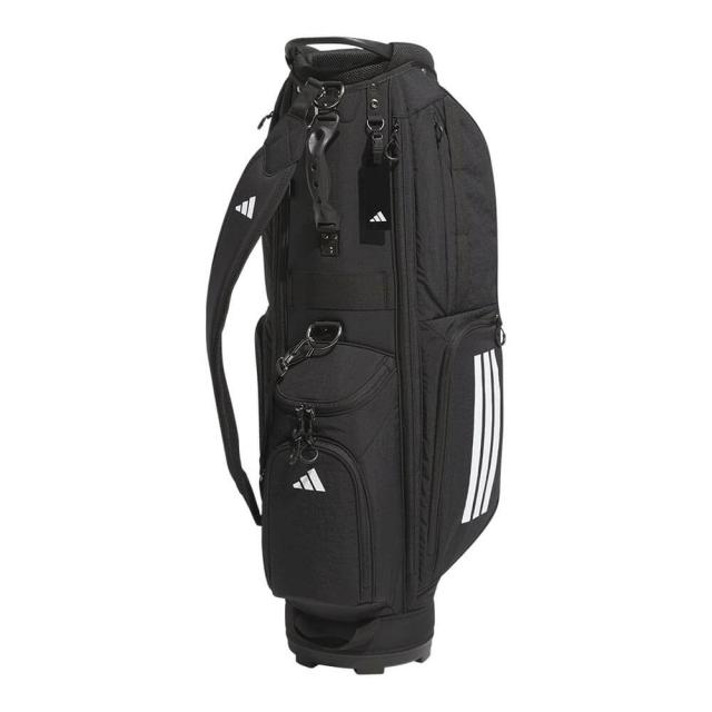 アディダス　メンズ スリーストライプス コーデュラ キャディバッグ KVH34 JE7152 ブラック [2025年モデル]
