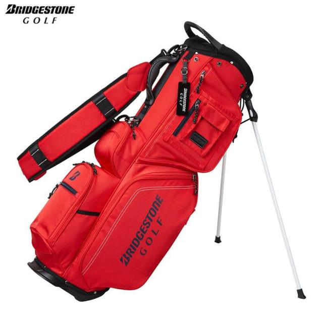 キャディバッグ ブリヂストン　メンズ 軽量 スタンドモデル CB2525 RD レッド [2025年モデル]
