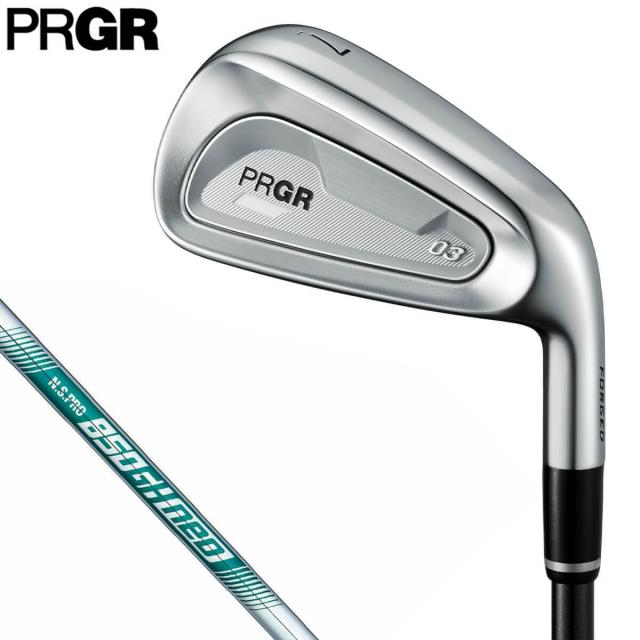 PRGR プロギア　03 ゼロサン アイアン　単品　N.S.PRO 850GH neo スチールシャフト [2025年モデル]