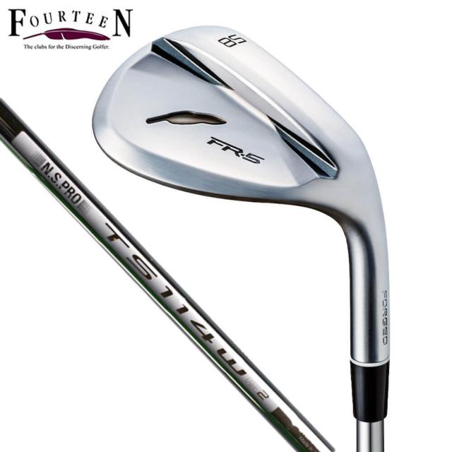 フォーティーン　FR-5 ウェッジ パールサテン仕上げ　N.S.PRO TS-114w Ver.2 スチールシャフト [2025年モデル]