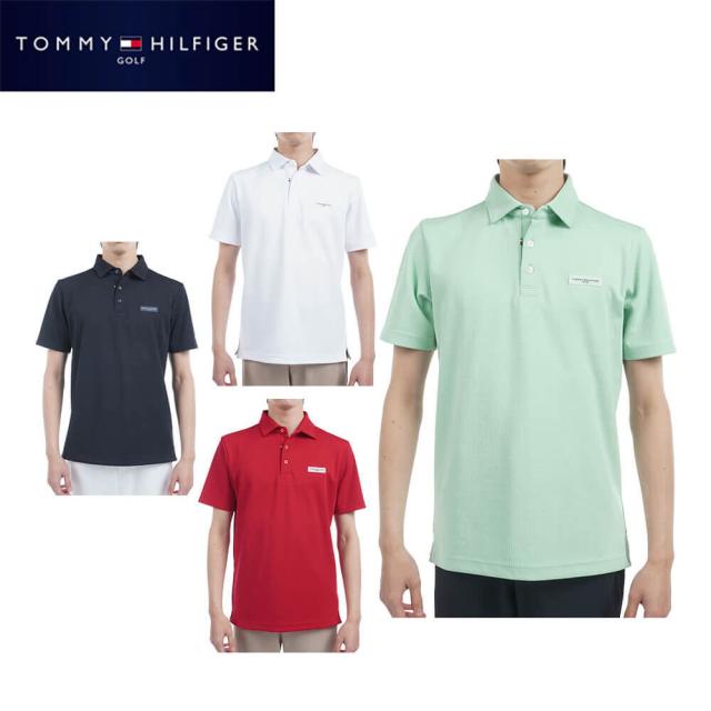 ゴルフウェア　トミー ヒルフィガー ゴルフ メンズ ロゴジャガード 半袖 ポロシャツ THMA530 [2025年春夏モデル]