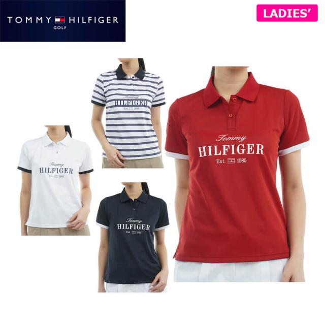 ゴルフウェア　トミー ヒルフィガー ゴルフ レディース クラシックロゴ 半袖 ポロシャツ THLA516 [2025年春夏モデル]