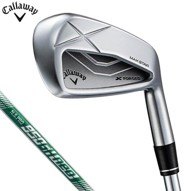 キャロウェイ　X FORGED MAX STAR エックス フォージド マックス スター アイアン　単品　N.S.PRO 950GH neo スチールシャフト [2025年モデル]