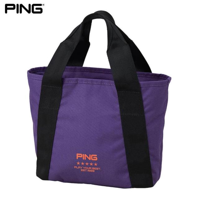 PING ピン　パフォーマンス ライン ラウンドトートバッグ GB-F2510 01 パープル [2025年モデル]