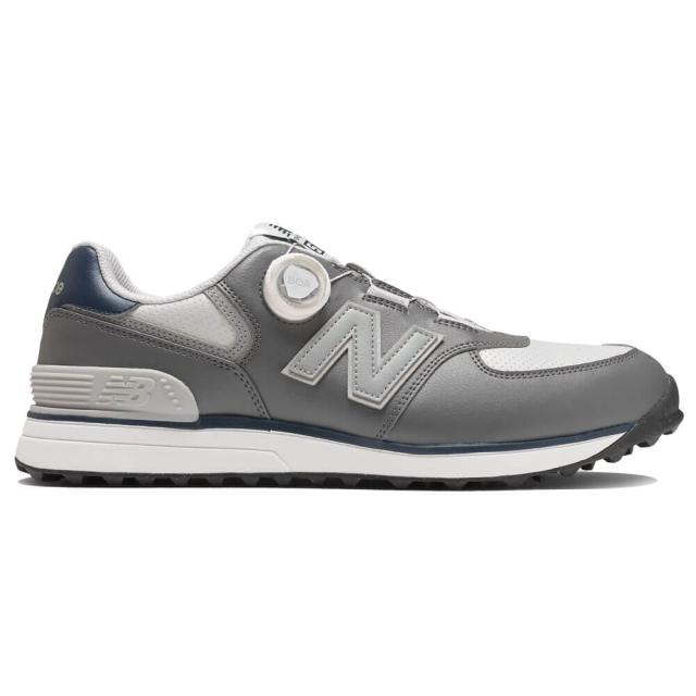 ゴルフシューズ　ニューバランス ユニセックス 574 SL BOA 574 v4 ボア スパイクレス UG574BJ4 GREY/NAVY [2025年モデル]