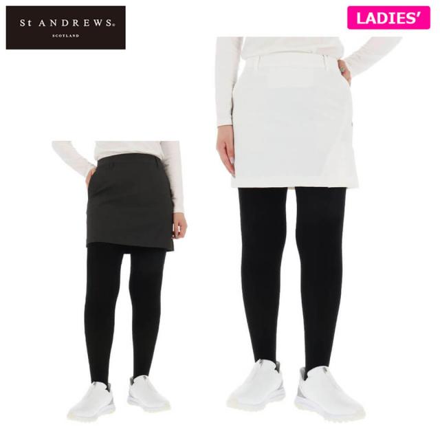 [50％OFF] ゴルフウェア　セントアンドリュース レディース サッカー ストレッチ スカート 043-4234952 [2024年モデル] [秋冬モデル] 特価