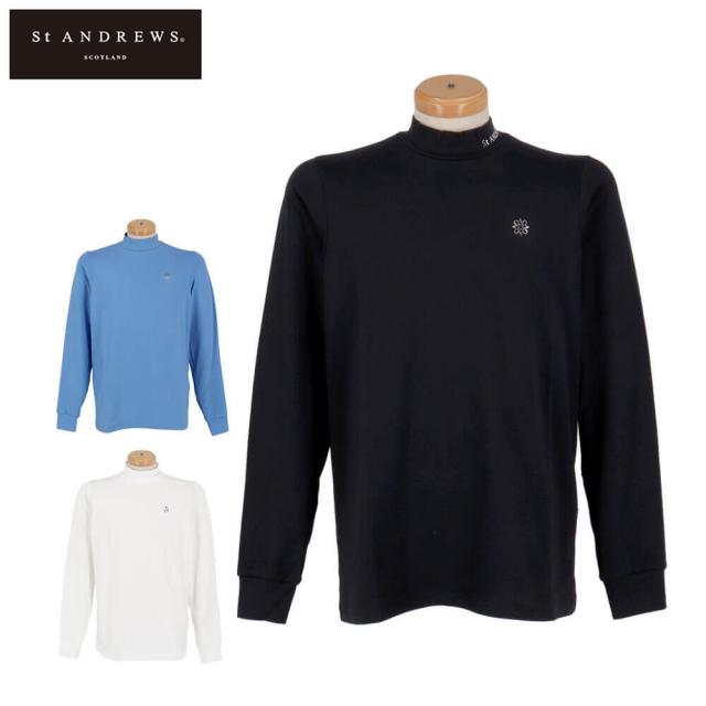 ゴルフウェア　セントアンドリュース メンズ ベア天竺 長袖 ハイネック シャツ 042-5266951 [2025年秋冬モデル]