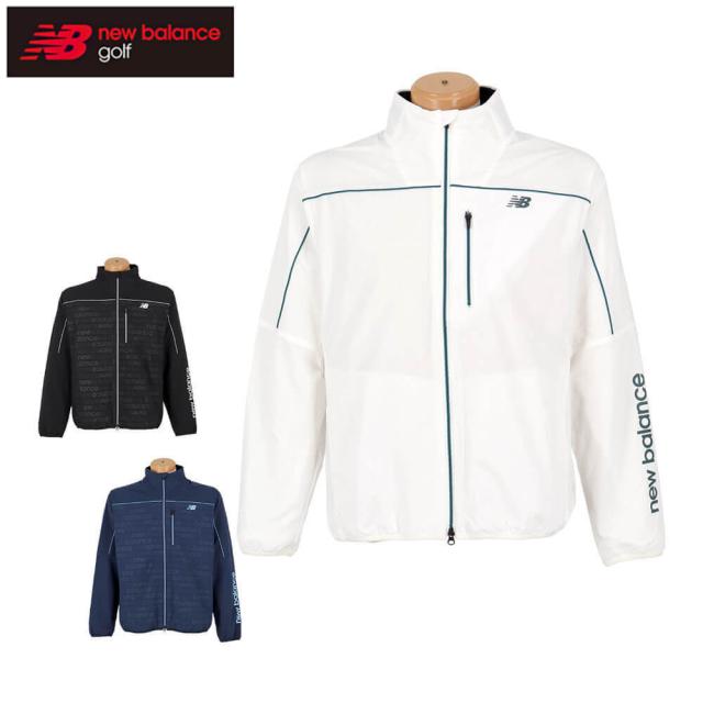 ゴルフウェア　ニューバランス メンズ マットタフタ ロゴエンボス×ソリッド 長袖 ブルゾン 012-5220004 [2025年秋冬モデル]