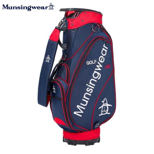 マンシングウェア メンズ キャディバッグ MG5FCB02M NV00 ネイビー [2025年モデル]