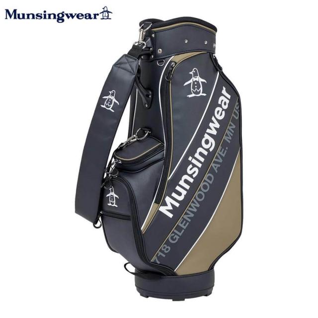 マンシングウェア メンズ キャディバッグ MG5SCB05M BKKH ブラックカーキ [2025年モデル]