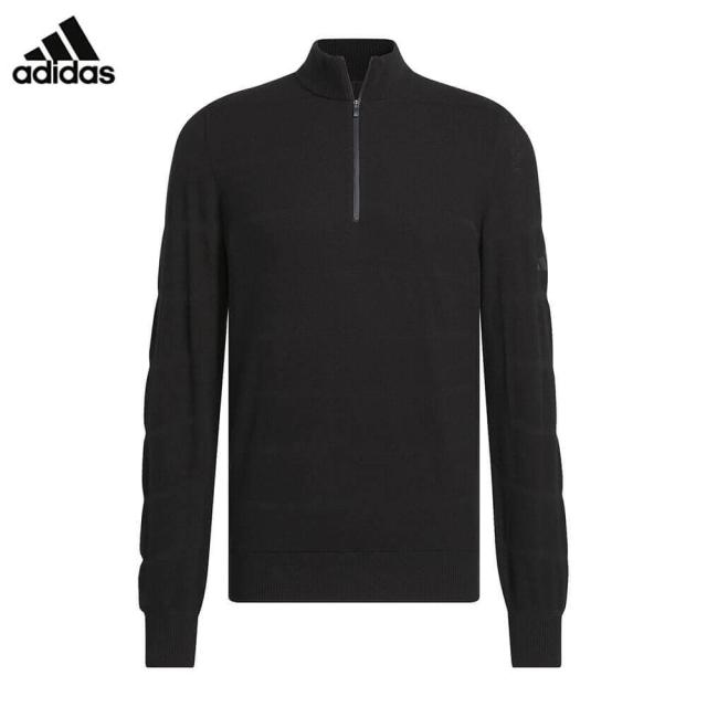 [30％OFF] ゴルフウェア　アディダス メンズ アディゼロ 長袖 ハーフジップ セーター JVU55 [2025年秋冬モデル]