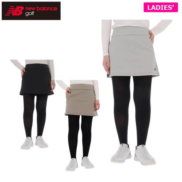 ゴルフウェア　ニューバランス レディース インレイ裏フリース スウェット スカート 012-5234507 [2025年秋冬モデル]