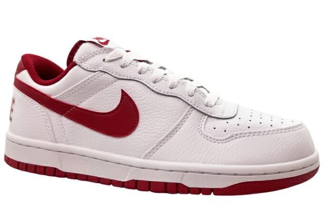 スニーカー メンズ ナイキ ビッグ ロー 355152 150 ホワイト/ジムレッド 25.0~29.0cm BIG NIKE LOW 靴 シューズ ローカット カジュアル タウン履き ストリート 軽量 耐久性 男性 紳士 学生