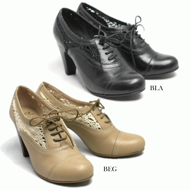 カルロロセッティ　CARLO ROSSETTI レースのパンプス CR3013