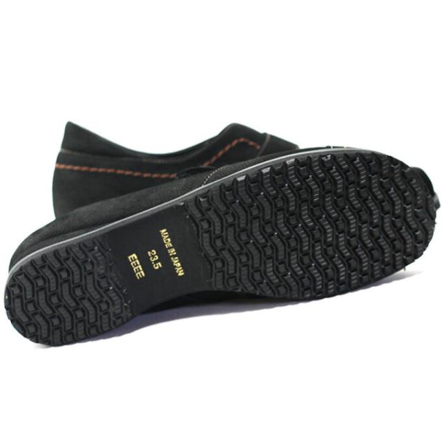 MODE NINE 132-1304 レディース カジュアル 本革 ヌバック調 幅広 4E