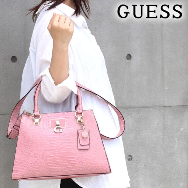 ゲス バッグ CS787507 ROSE STEPHI 2way ショルダーバッグ トートバッグ バック クロコ型押し GUESS ab-436200