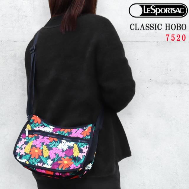 レスポートサック バッグ 7520 HC87  BRIGHT GARDEN BLOOMS クラシックホーボー ショルダーバッグ ポーチ付属 バック 斜め掛け LESPORTSAC ab-61063