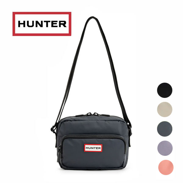 HUNTER ハンター ナイロン クロスボディ 軽量 デイリー 旅行 耐久性 耐水性 小物収納 UBX3930KBM