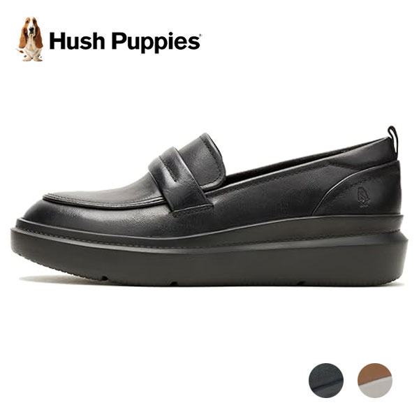 Hush Puppies ハッシュパピー JOY PENNY LOAFER ジョイペニー ローファー レディース 厚底 本革 レザー HPW11142/HPW11144